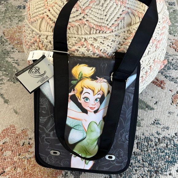 Disney | Bags | New Disney Store Tinkerbell Messenger Bag Purse 4x12x3 ...